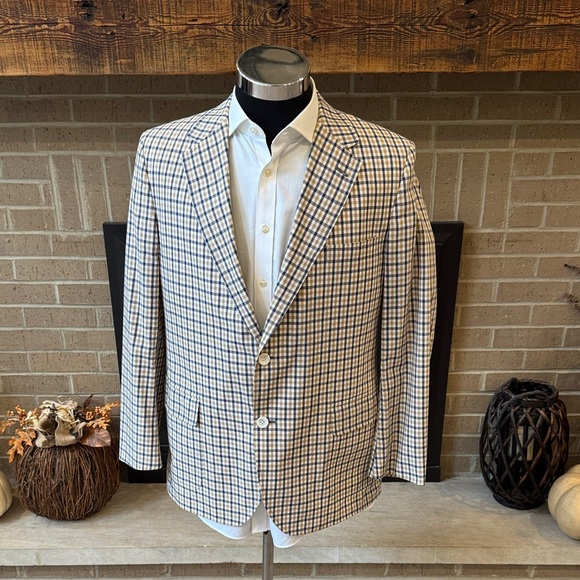 Brooks Brothers | Suits & Blazers | Vintage Brooks Brothers 43r Tan ...